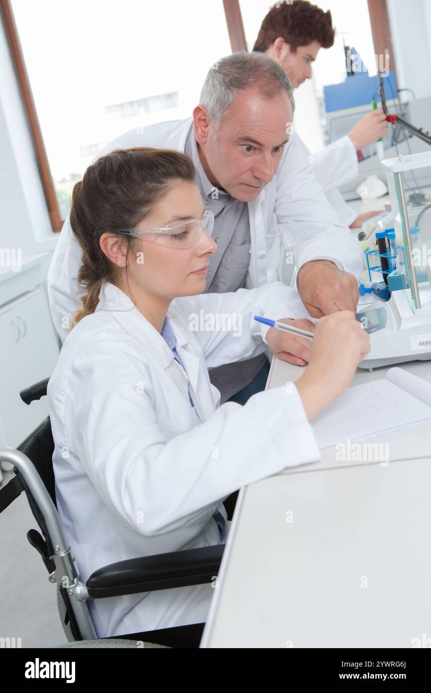 professor shocked with the interns observation Stock Photo - Alamy