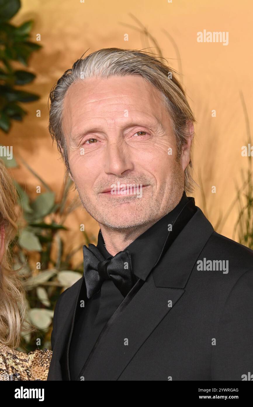 London, UK. 11th Dec, 2024. Mads Mikkelsen at Mufasa, The Lion King UK ...