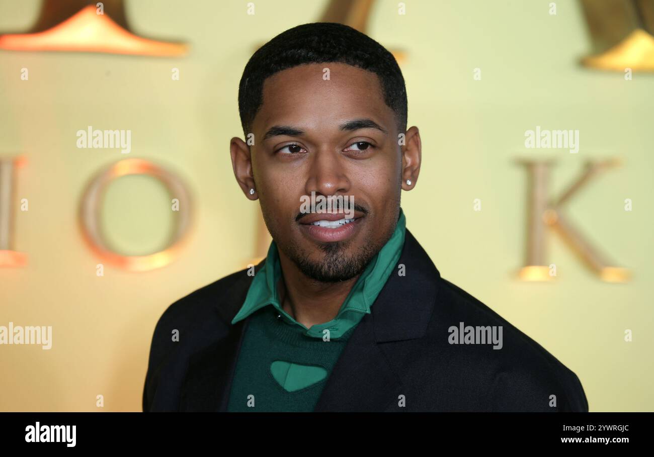 London, UK. 11th Dec, 2024. Kelvin Harrison Jr. attends the "Mufasa: The Lion King" UK Premiere ...