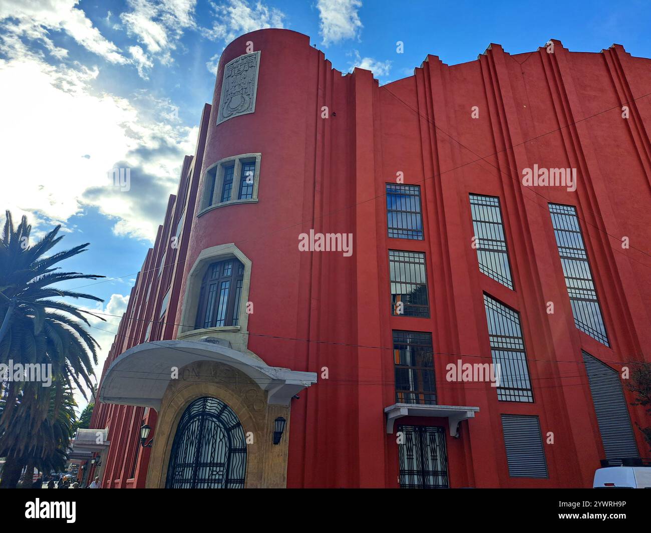 Mexico City, Mexico - Aug 23 2023: Fronton Mexico is a Basque pelota ...