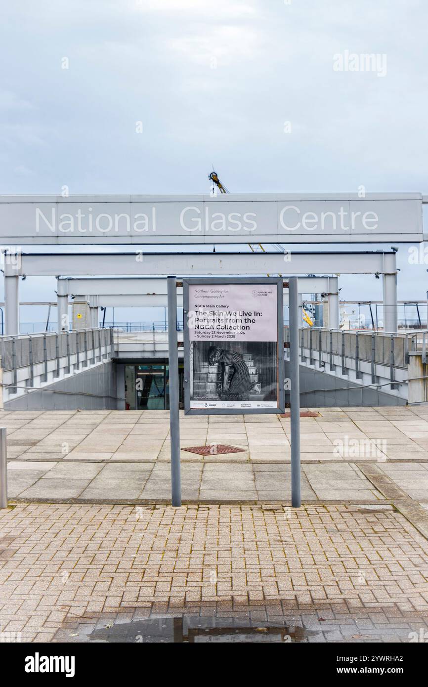 entrance to the national glass centre Sunderland tyne & wear UK Stock ...