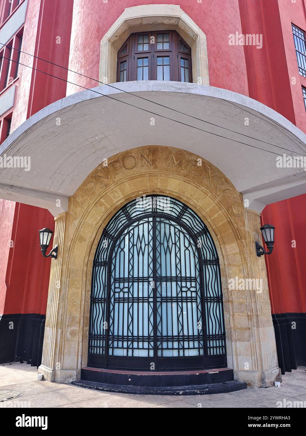 Mexico City, Mexico - Aug 23 2023: Fronton Mexico is a Basque pelota ...