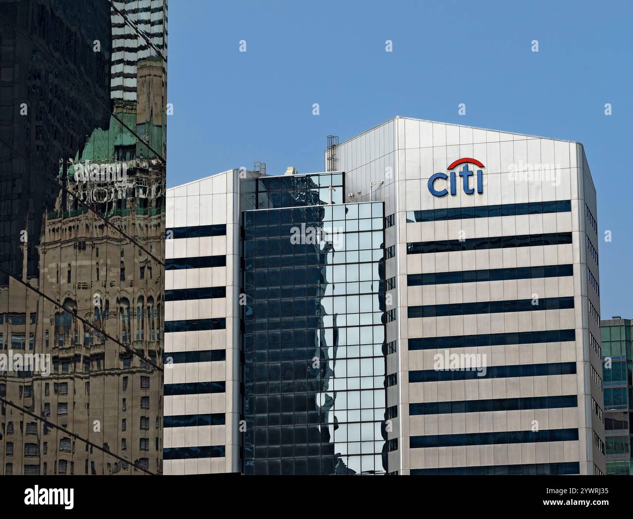 Toronto Canada / Toronto CITI Bank Building on Front Street West ...