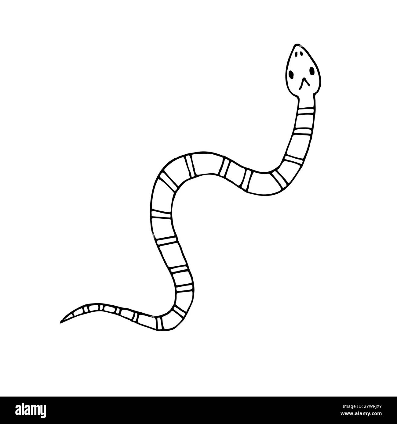 Black silhouette snake cartoon animal design flat vector illustration ...