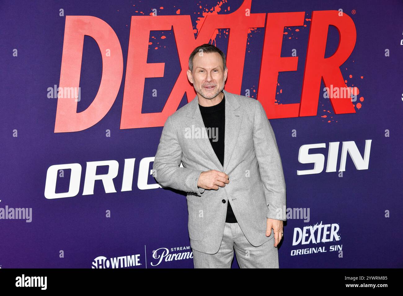 Christian Slater attends the premiere of the Showtime drama series ...