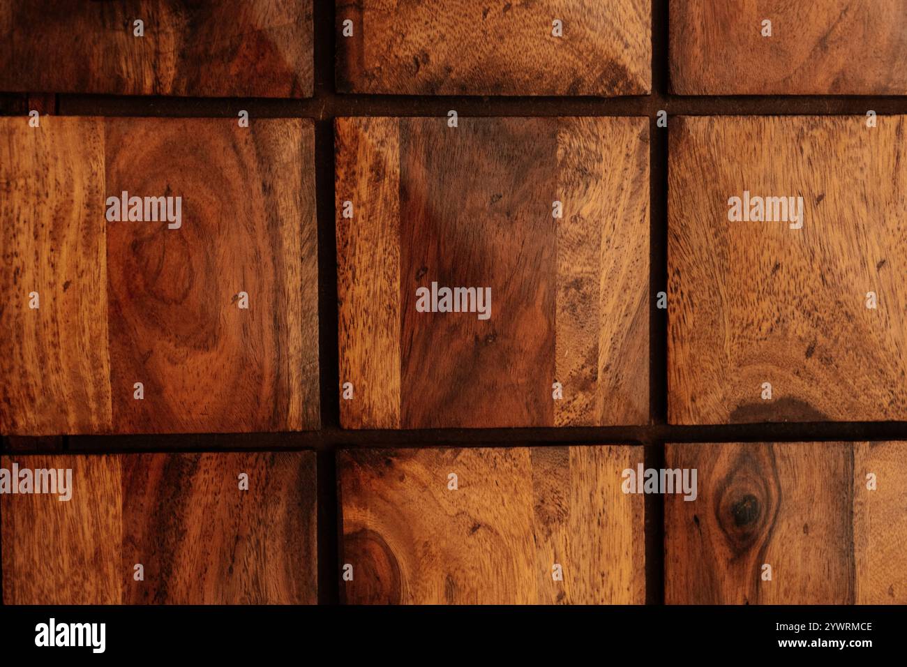 Wooden Blocks. Natural Wood Texture.Close-Up of Natural Dark Wood ...