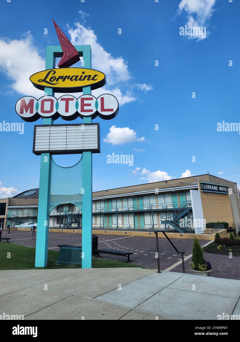 The Lorraine Motel where Reverend Martin Luther King was assassinated ...
