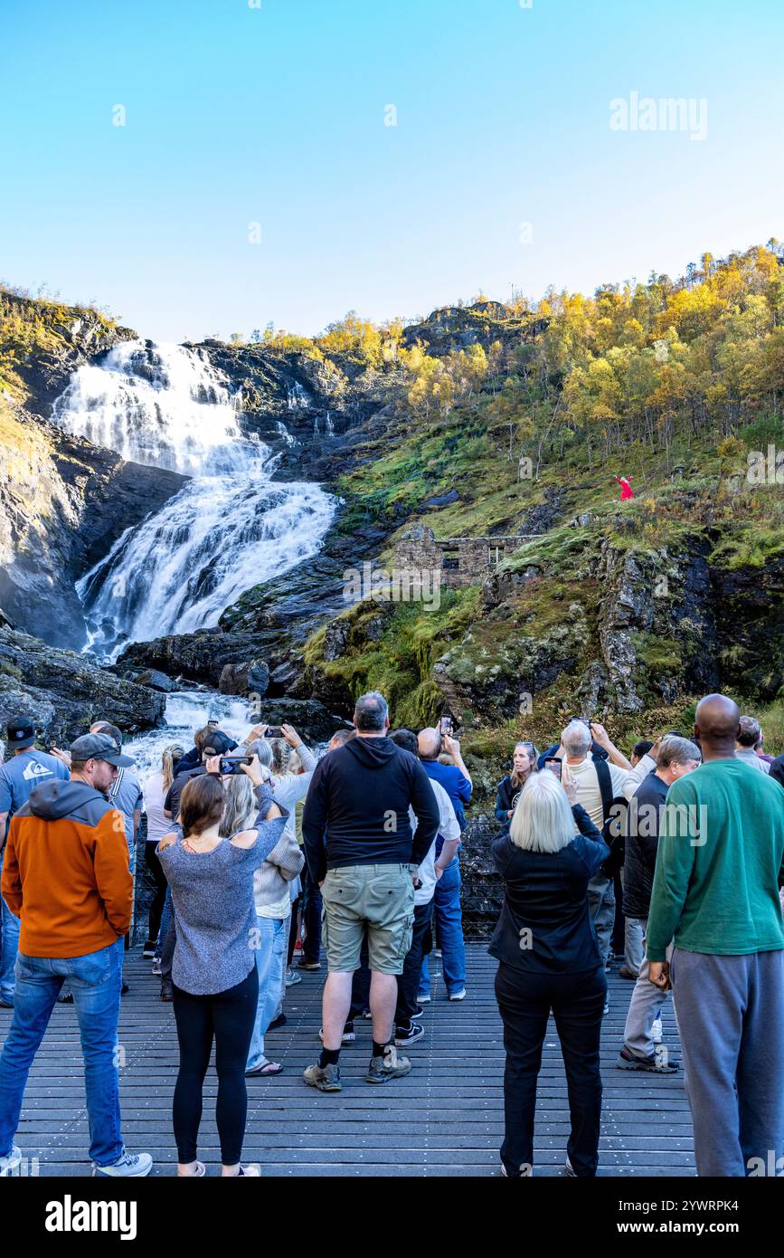 Kjosfossen waterfall is one of the most visited tourist attractions in ...
