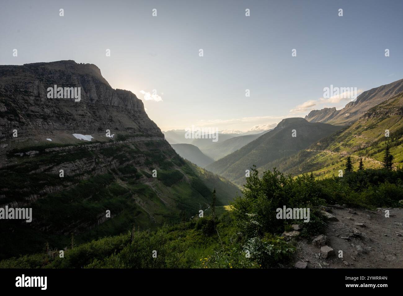 Mount Cannon Pushes Out Into View As Sun Rays Shine Into The Valley ...