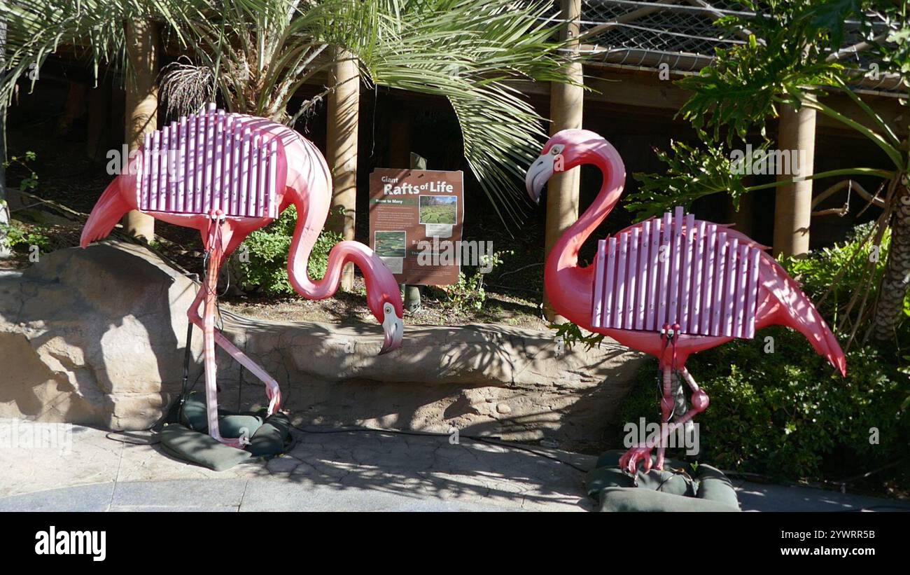 Los Angeles, California, USA 6th December 2024 Flamingo Xylophones at ...