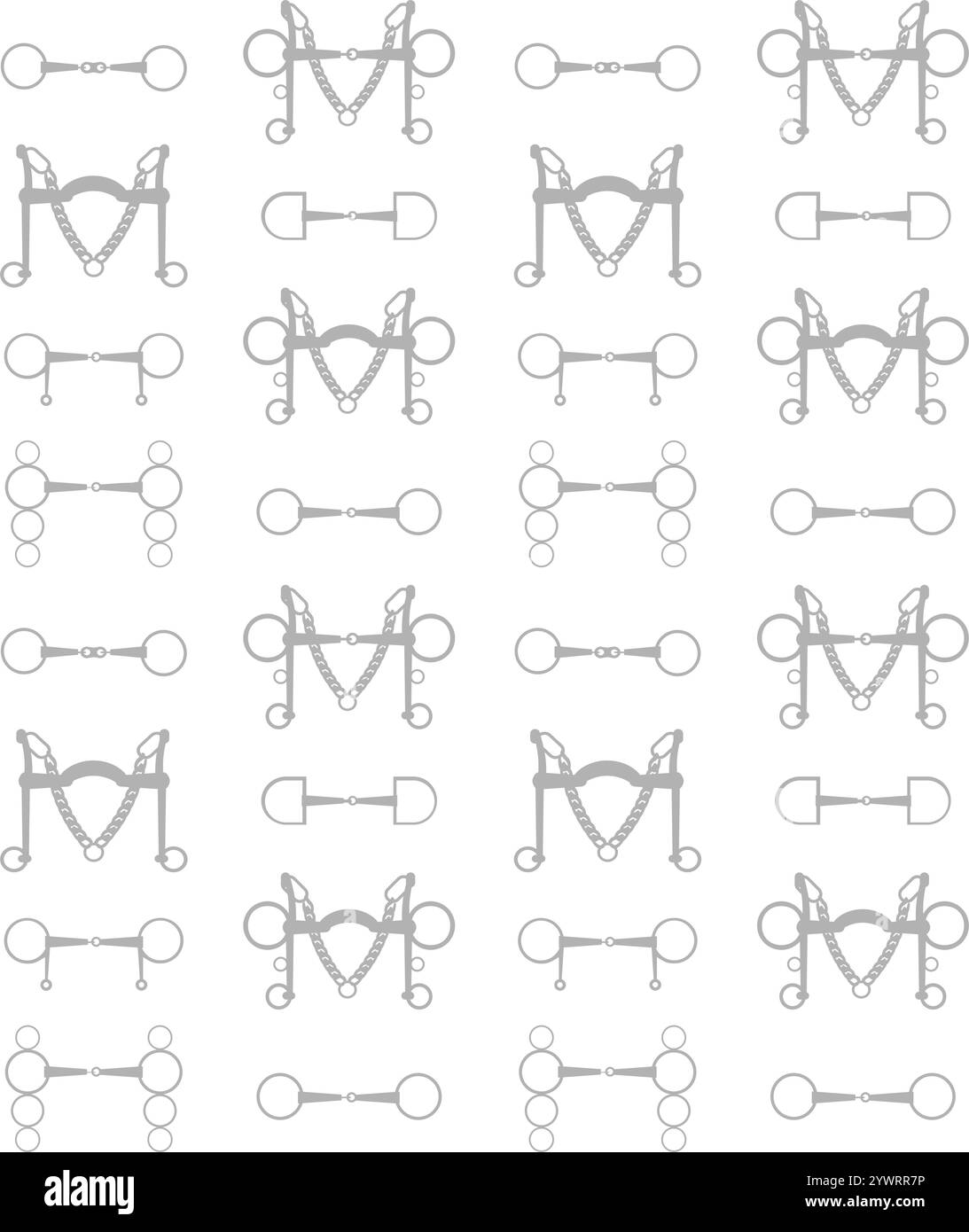 Horse bits Stock Vector Images - Alamy