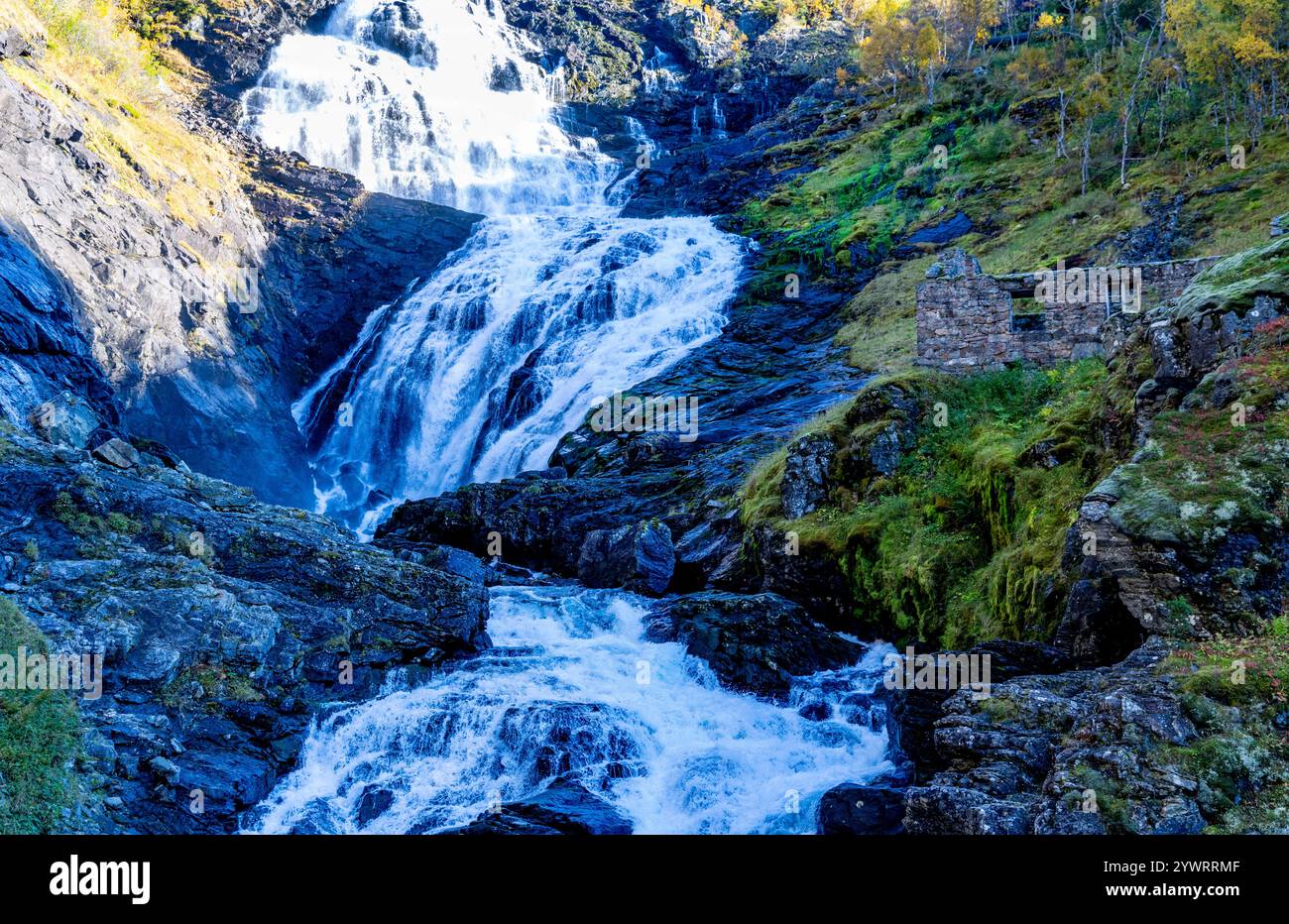 Kjosfossen waterfall is one of the most visited tourist attractions in ...