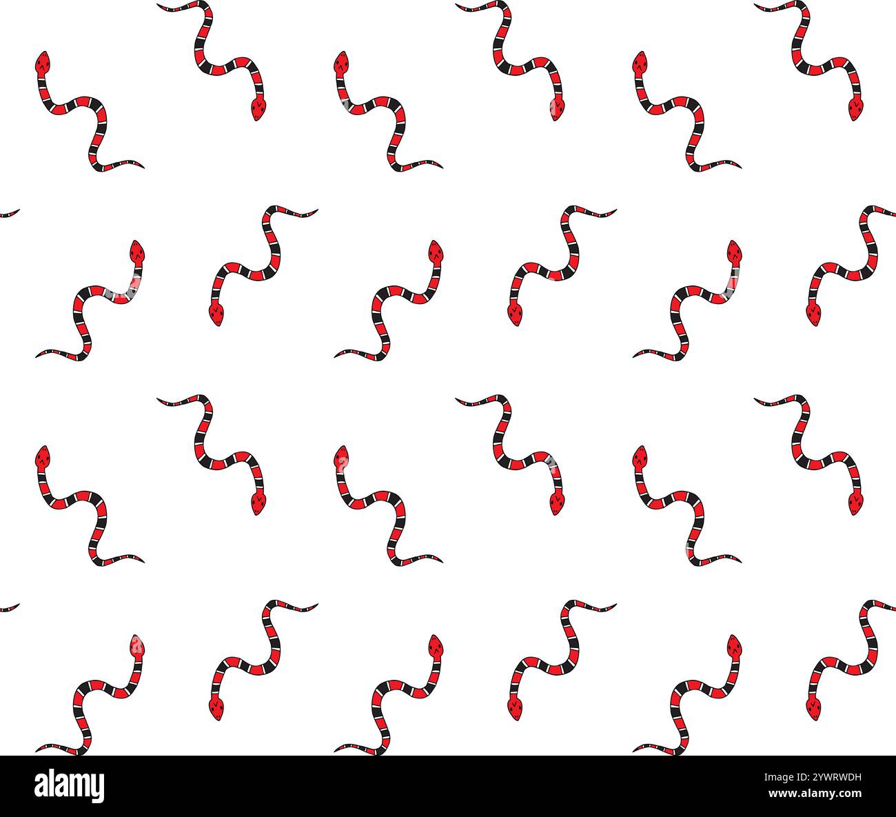 Vector seamless pattern of colored hand drawn doodle sketch coral aspid ...