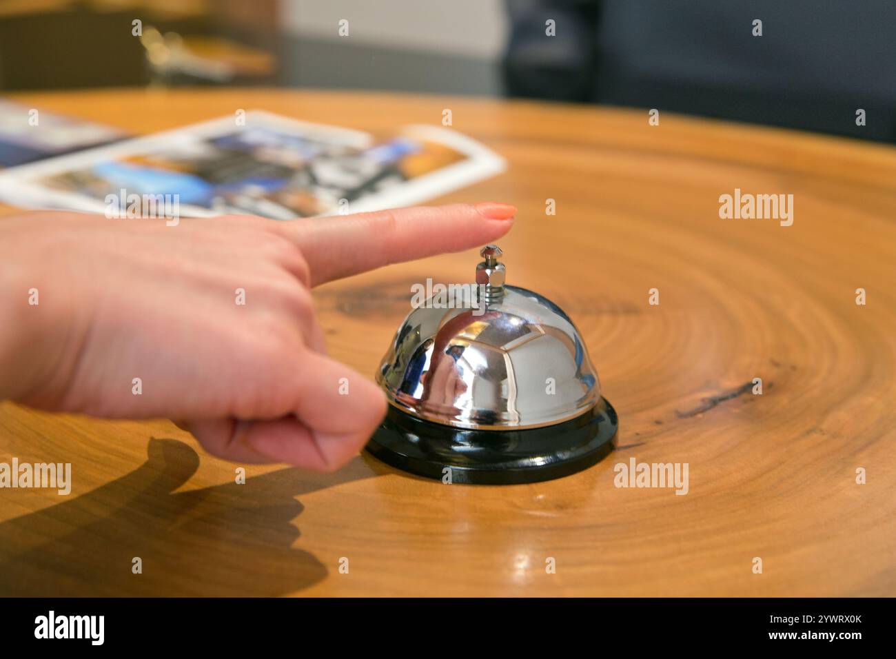 Person ringing bell hi-res stock photography and images - Alamy
