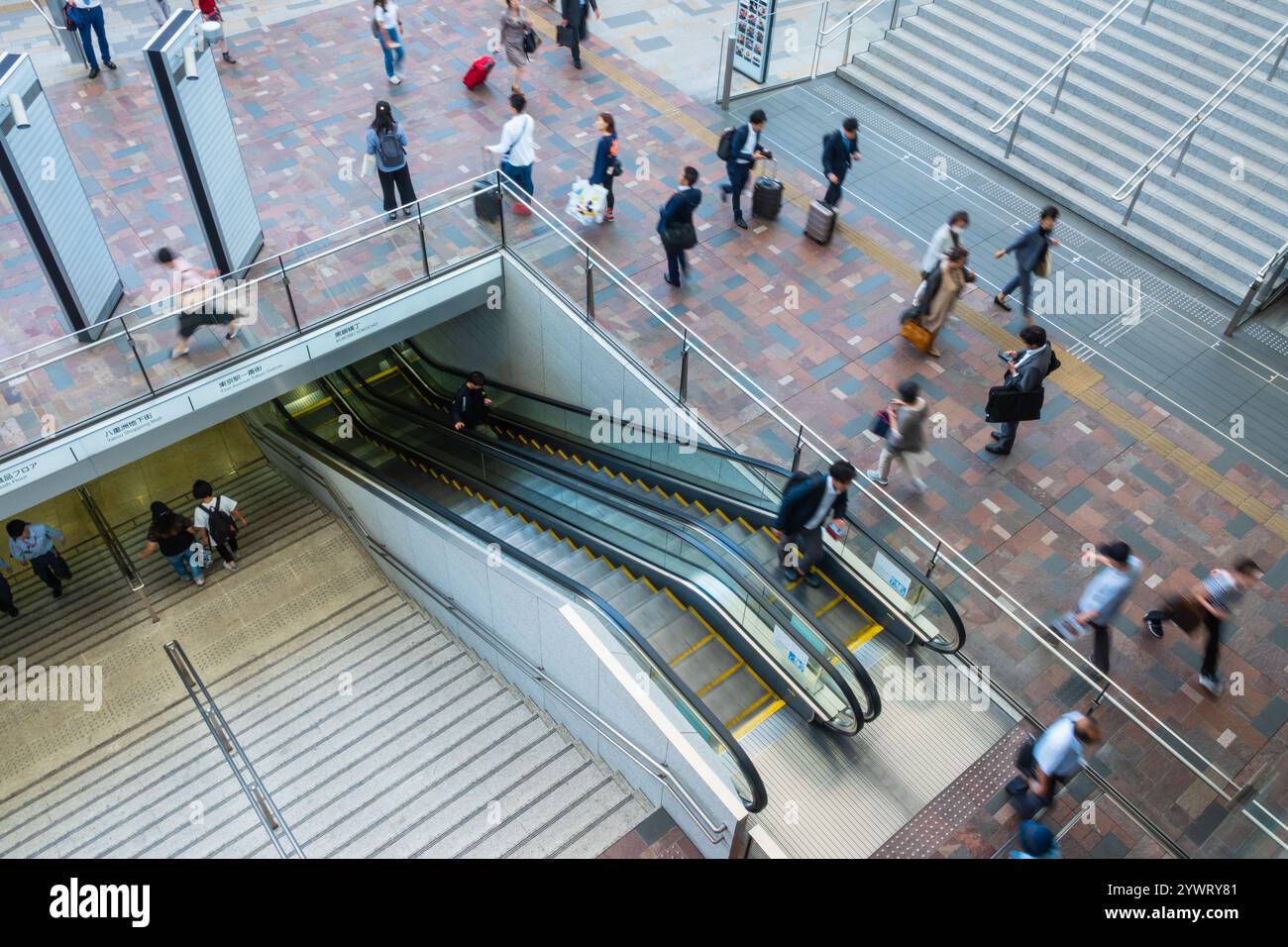 Escalator and walker Stock Photo - Alamy