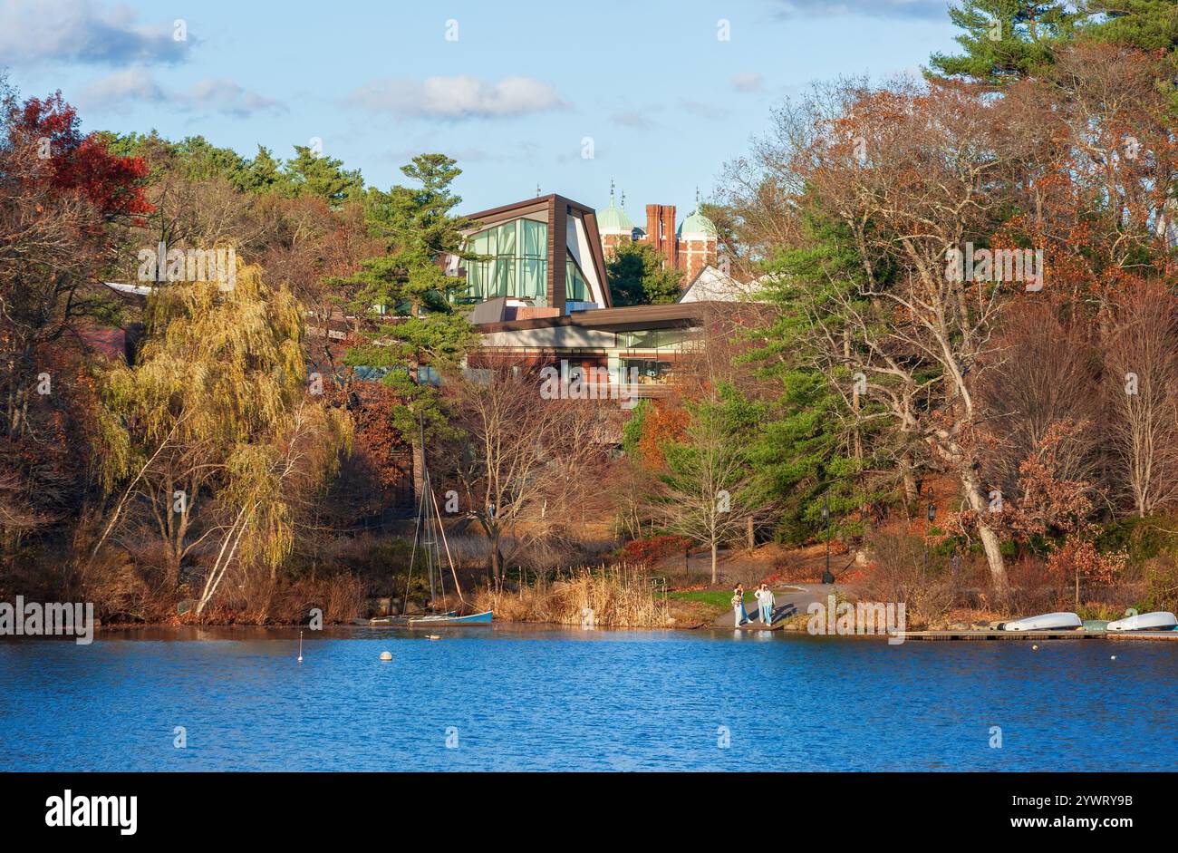 Lakeside respite at Wellesley College with Lulu Chow Wang Campus Center ...
