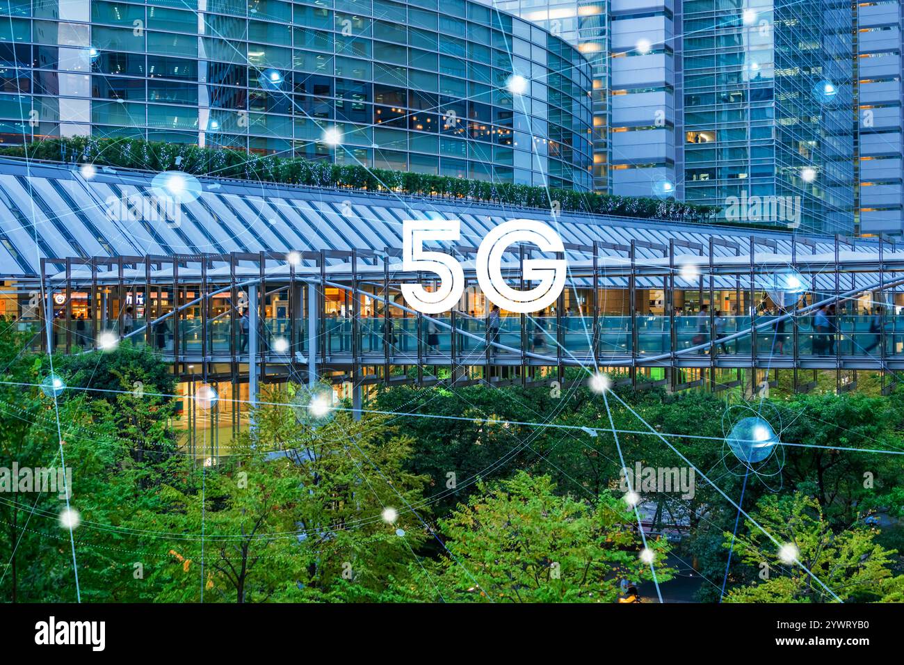 5G-5th generation mobile communications systems and Tokyo Stock Photo - Alamy