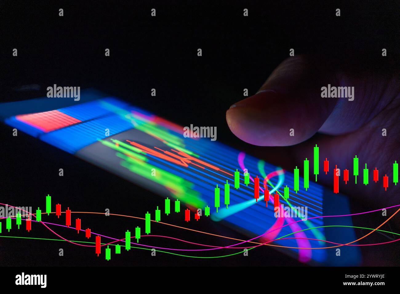 Stock investment, fintech, stock price, stock price, asset management ...
