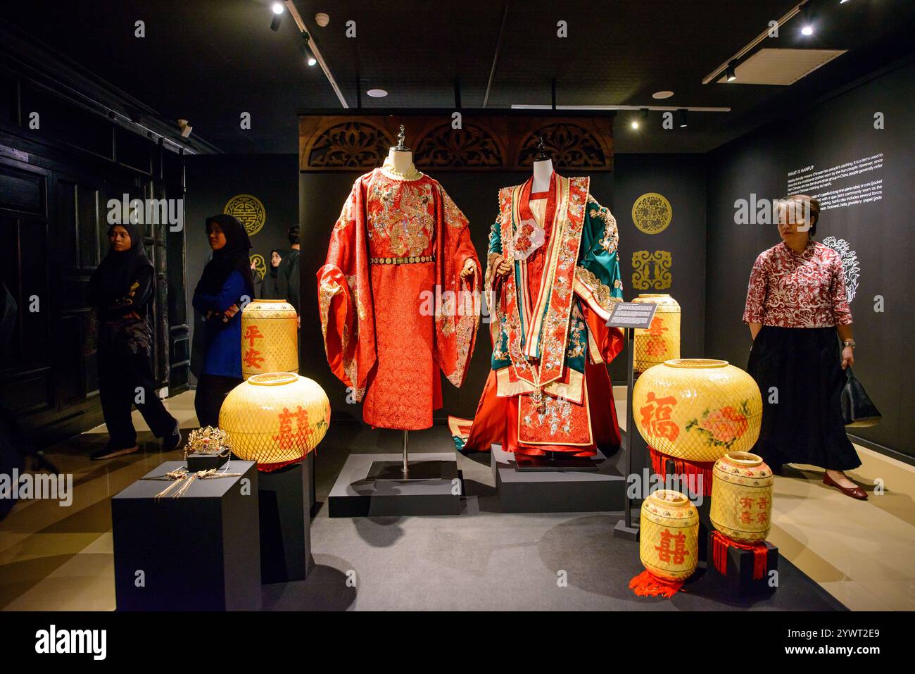 Kuala Lumpur, Malaysia. 10th Dec, 2024. Visitors view Chinese Hanfu ...
