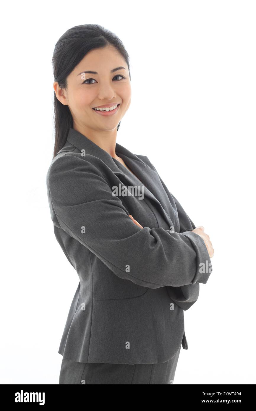 One person arms folded cutout hi-res stock photography and images - Alamy