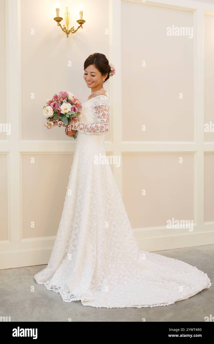 Beautiful stylish wedding accessories bride hi-res stock photography ...