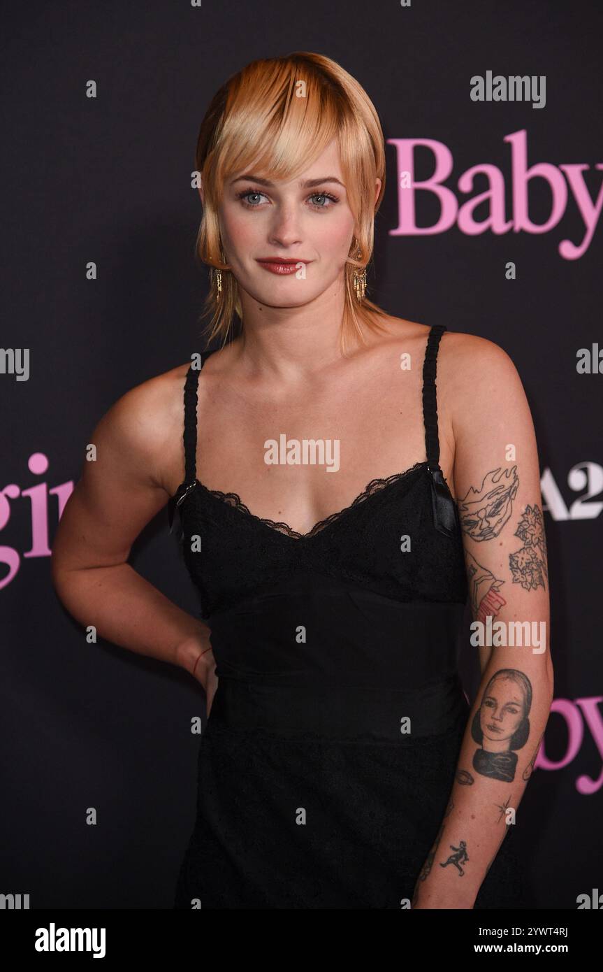 Esther McGregor arrives at the premiere of "Babygirl" on Wednesday, Dec. 11, 2024, at the DGA ...