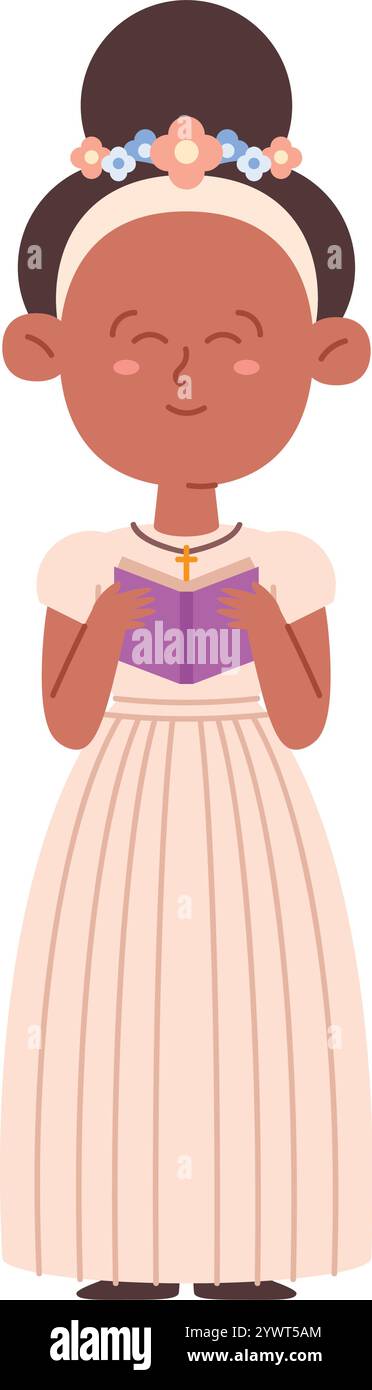 First communion dresses Cut Out Stock Images & Pictures - Alamy