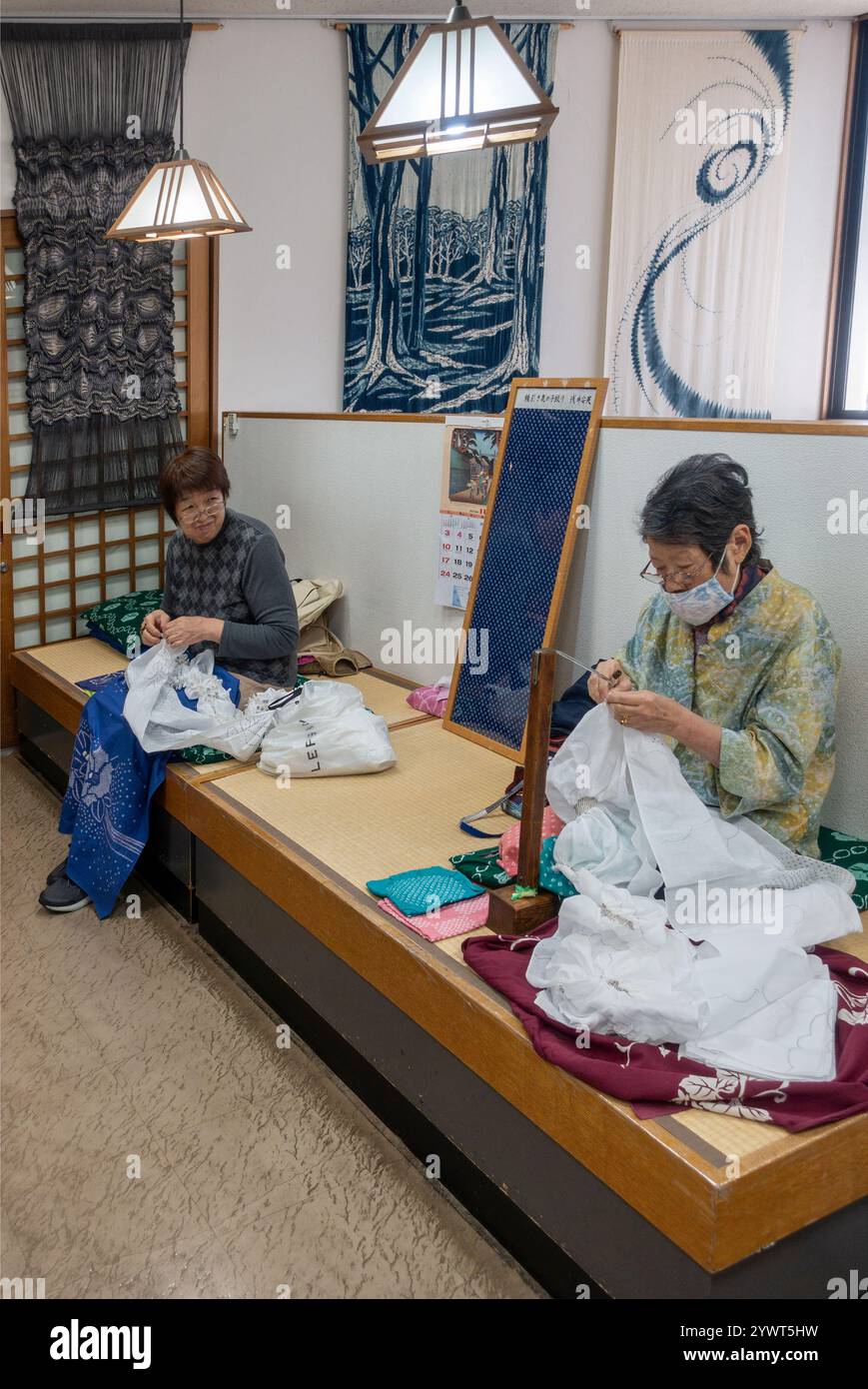 Arimatsu Narumi Shibori tie dyeing museum in Arimatsu Nagoya Japan ...