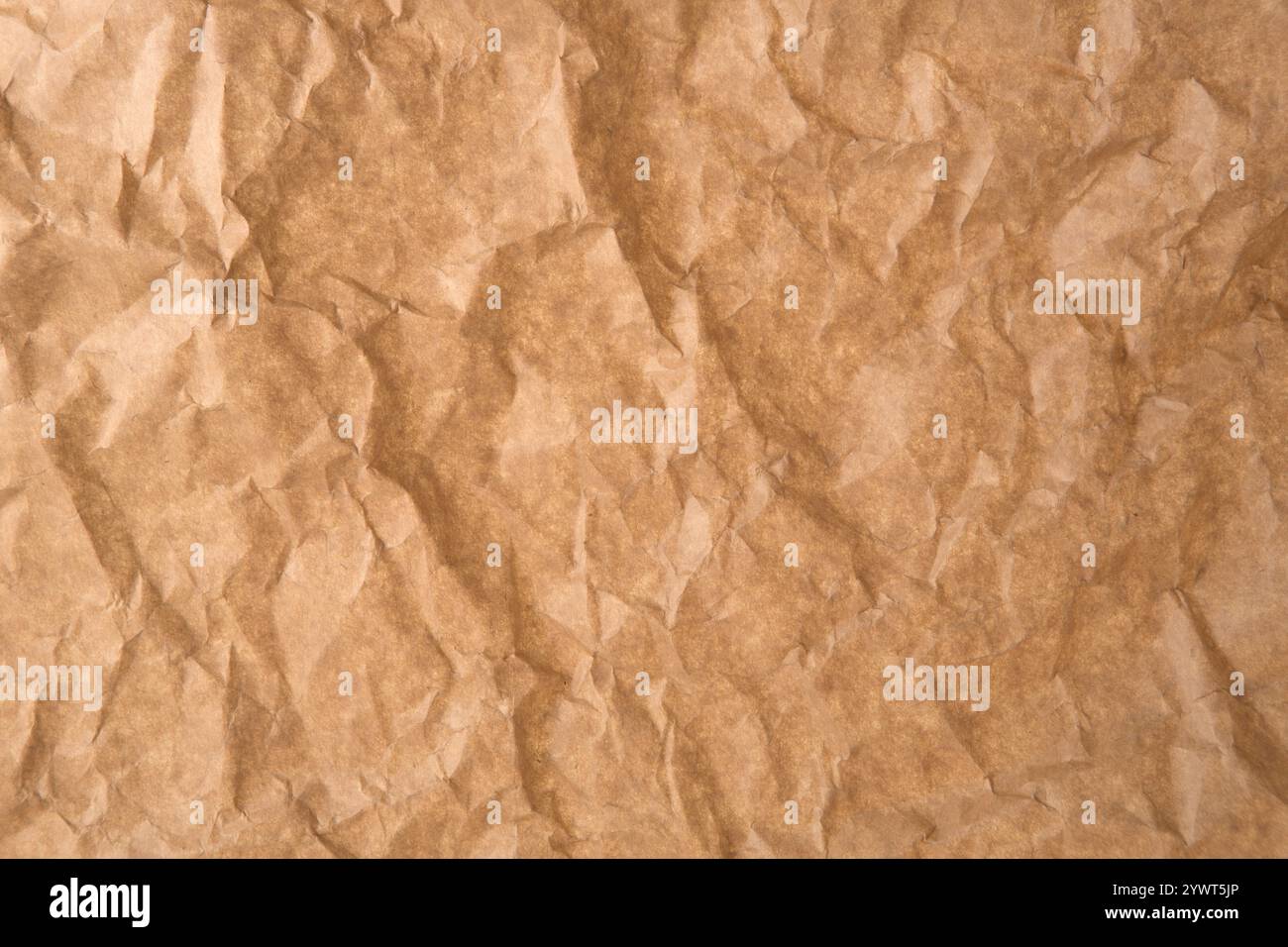 Wrinkled kraft paper Stock Photo - Alamy