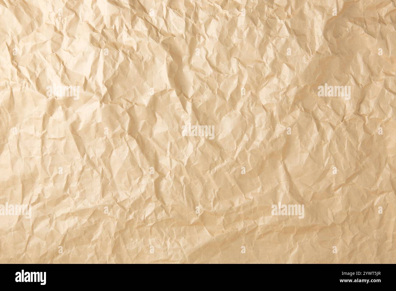 Wrinkled kraft paper Stock Photo - Alamy
