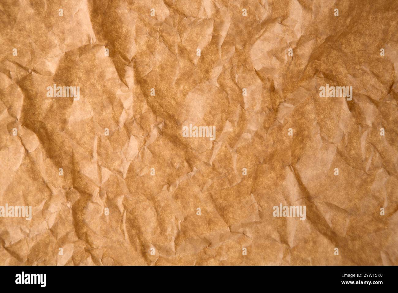 Wrinkled kraft paper Stock Photo - Alamy