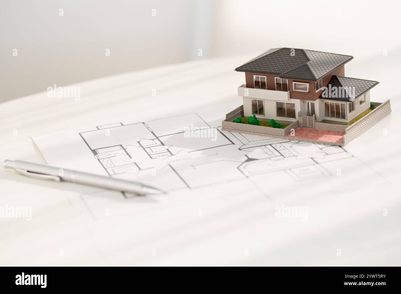 House floor plan hi-res stock photography and images - Alamy