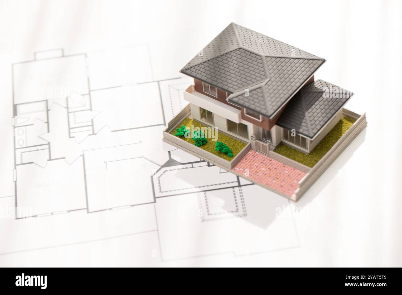 Map Floor Of House On A Graph Paper