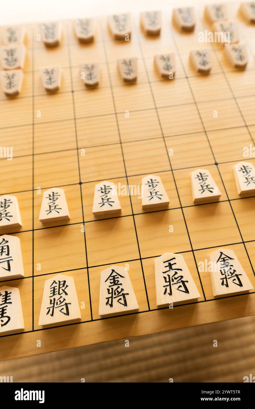 Shogi (Japanese chess game Stock Photo - Alamy