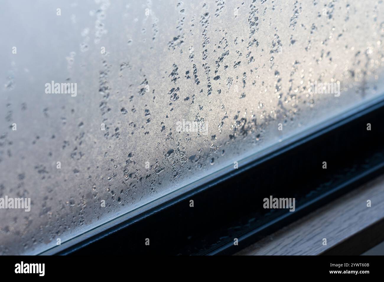 Condensation on glass window Stock Photo - Alamy