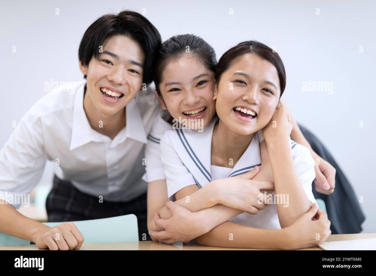 High school students laughing in good humour Stock Photo - Alamy