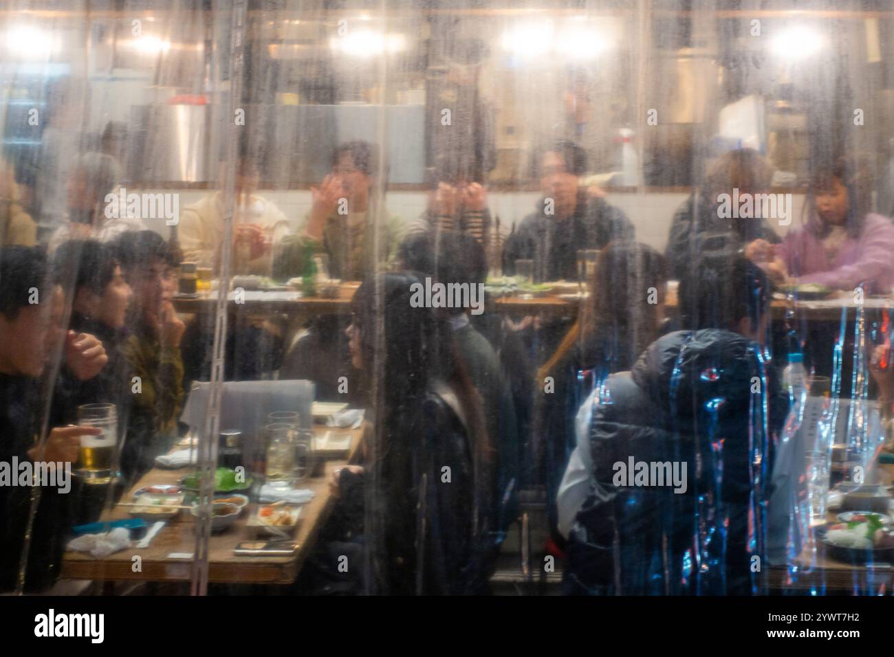 Dining and drinking on Hoppy Street in Asakusa Tokyo Japan Stock Photo ...