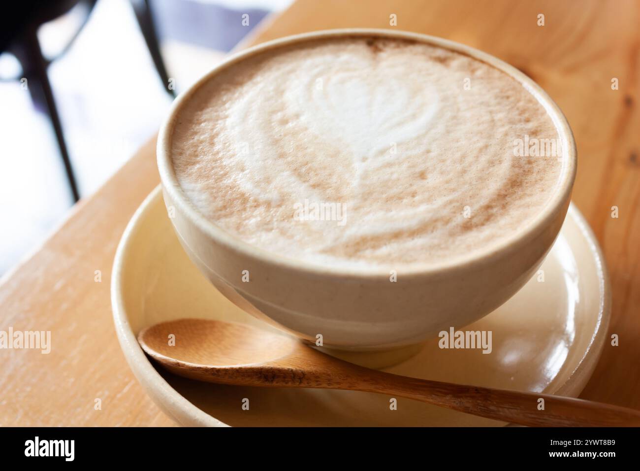 Drinking latte hi-res stock photography and images - Alamy