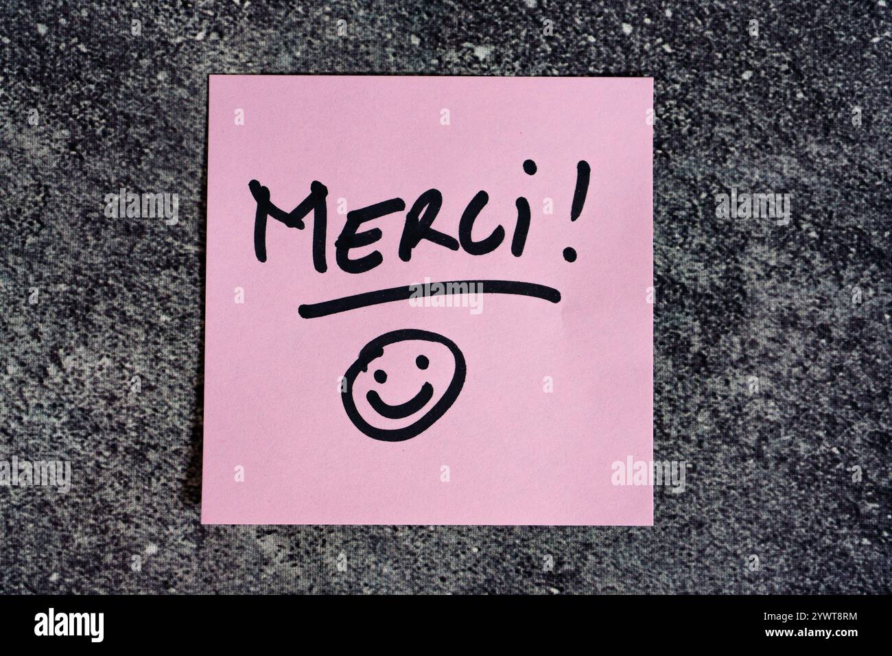 Handwritten thank you note hi-res stock photography and images - Alamy