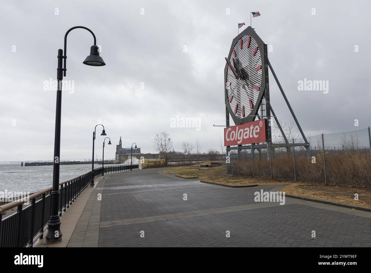 New York City, United States . 11th Dec, 2024. The Colgate Clock is ...