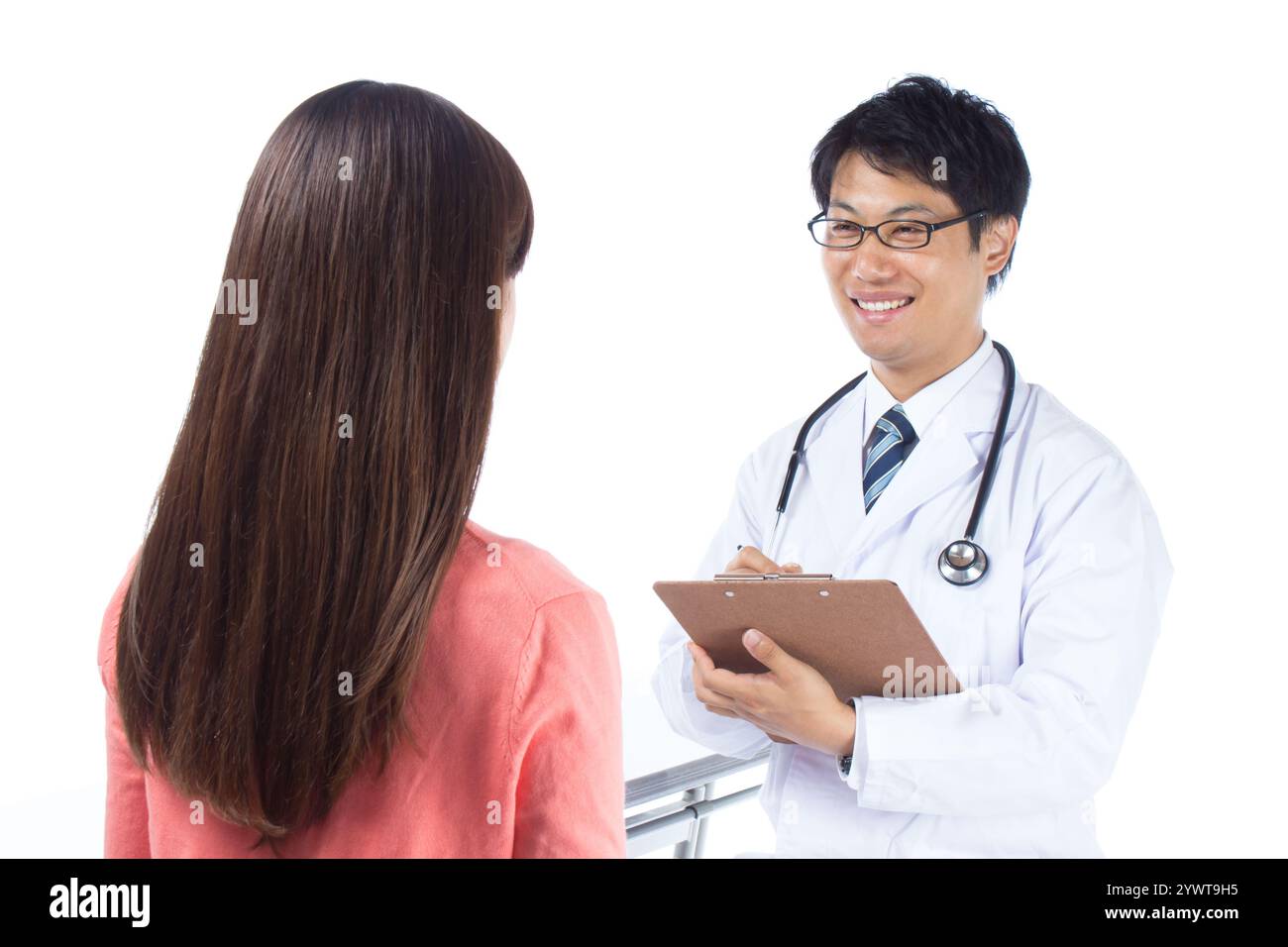 Woman doctor patient Cut Out Stock Images & Pictures - Alamy