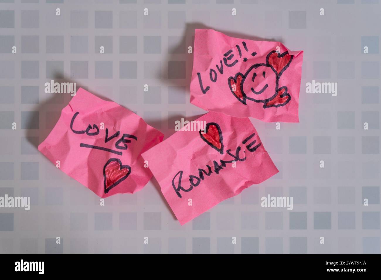 Handwritten text showing love hi-res stock photography and images - Alamy