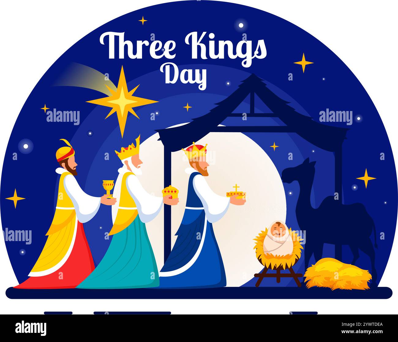 Three wise men Cut Out Stock Images & Pictures - Alamy