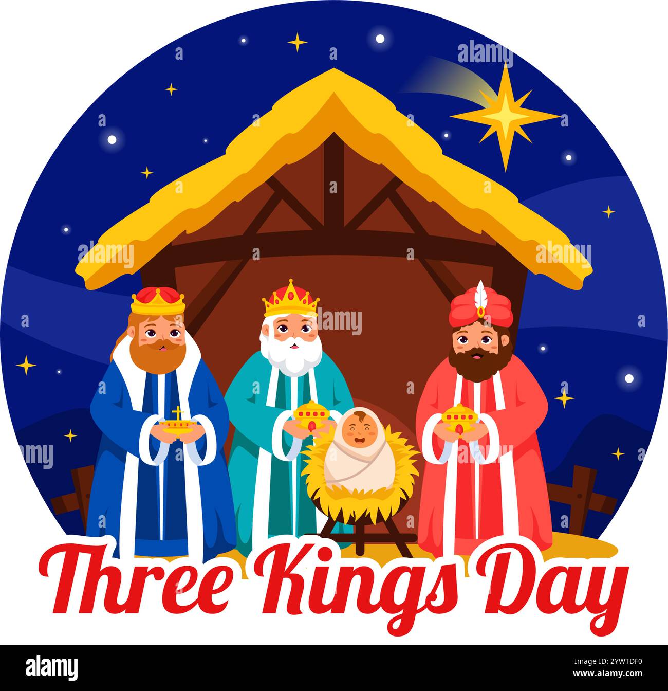 Celebrating epiphany Stock Vector Images - Alamy