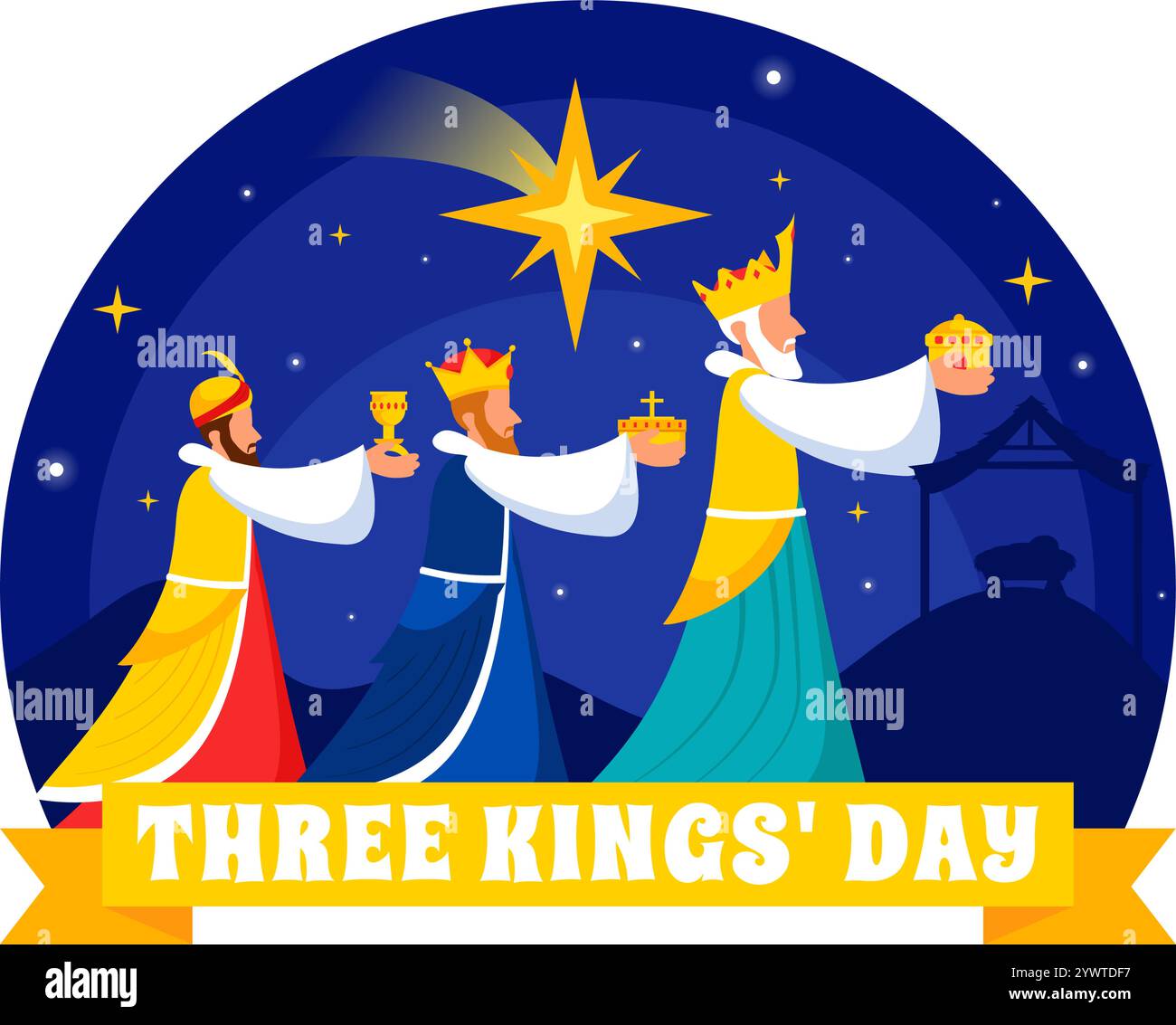 Celebrating epiphany Stock Vector Images - Alamy