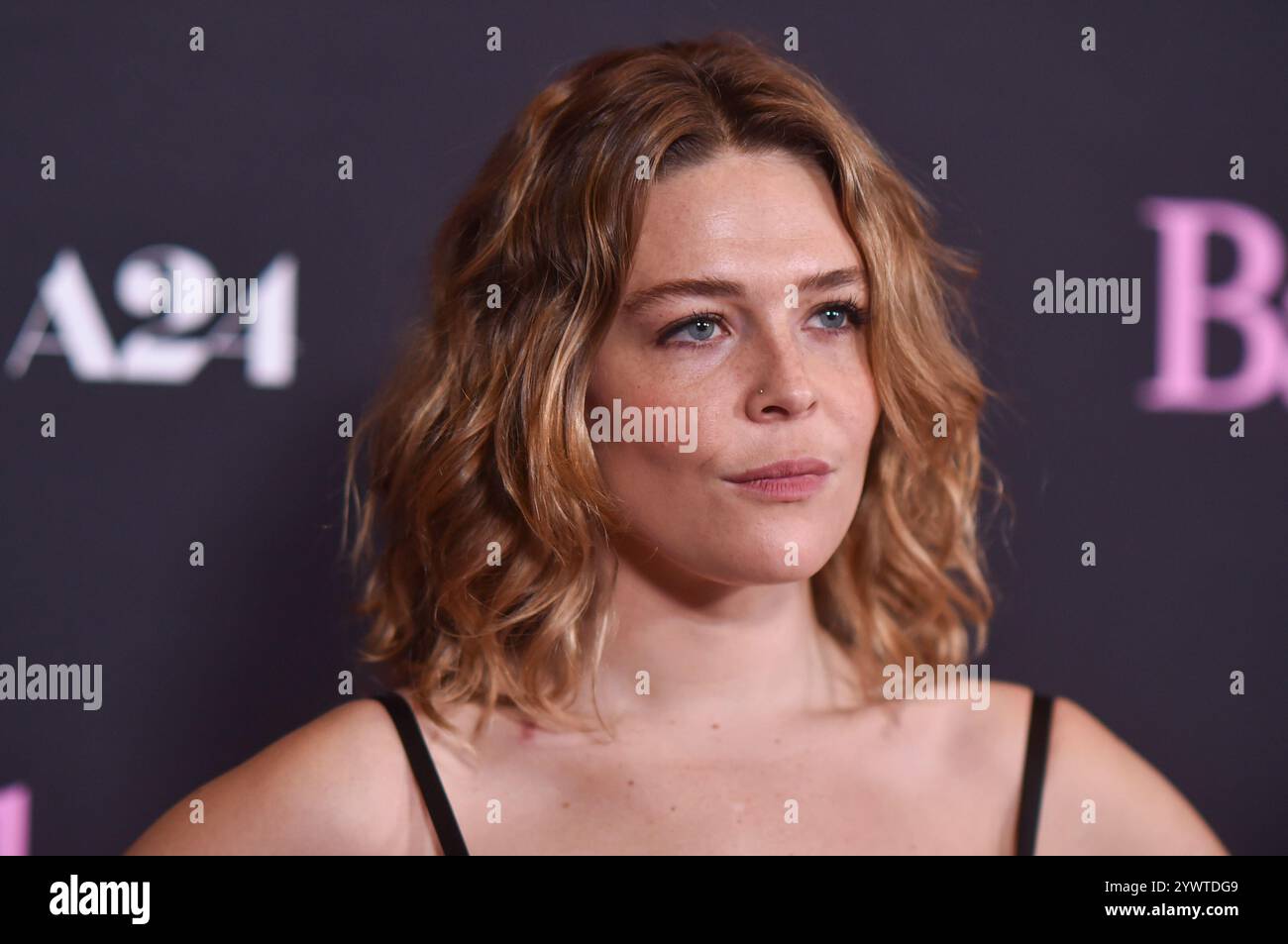 Maggie Rogers arrives at the premiere of "Babygirl" on Wednesday, Dec ...