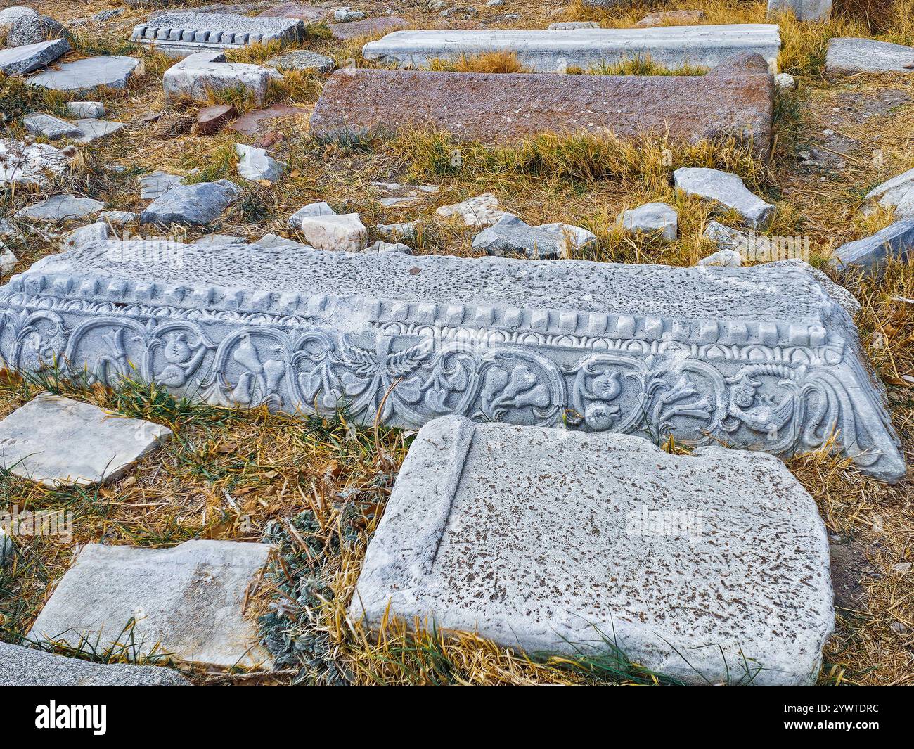 Scattered Classical Ruins at Alexandria Troas, an Ancient Port Town in ...