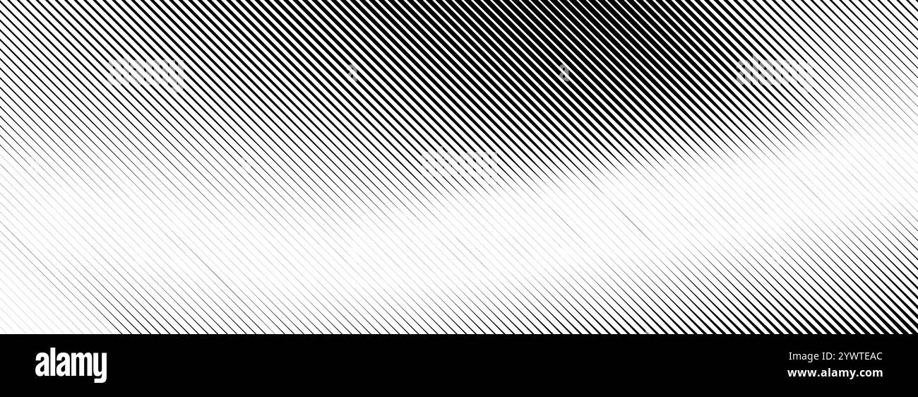 Fading line gradient texture. Black diagonal stripe gradation ...