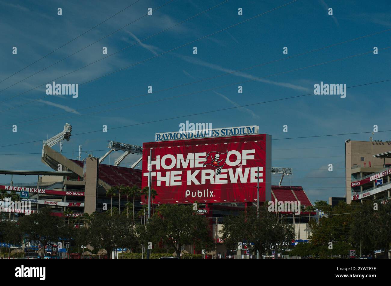 Editorial Use Only December 10, 2024.Tampa, FL, USA. Early afternoon ...