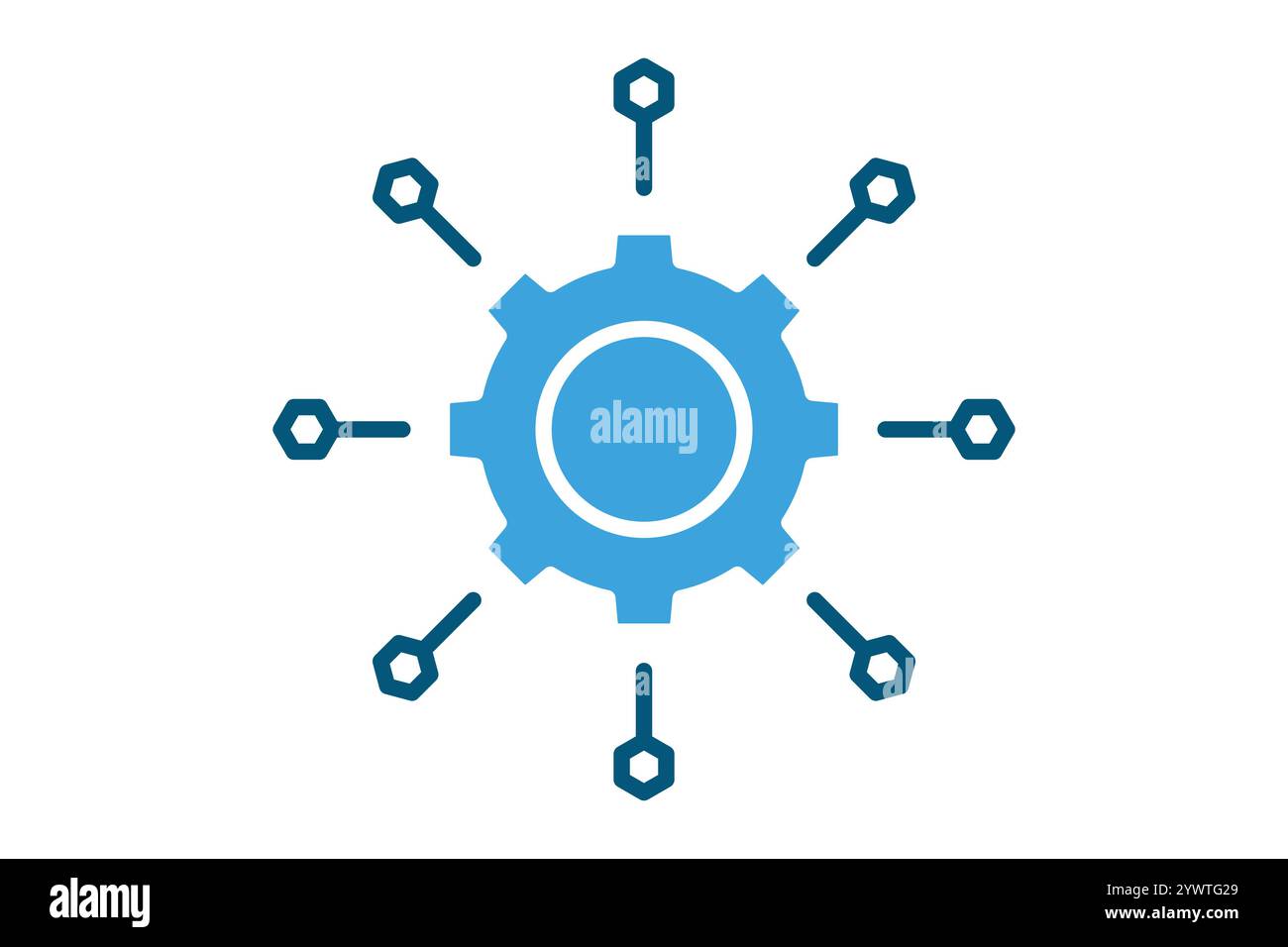 Microservices icon. solid icon style. icon related to IT. IT ...